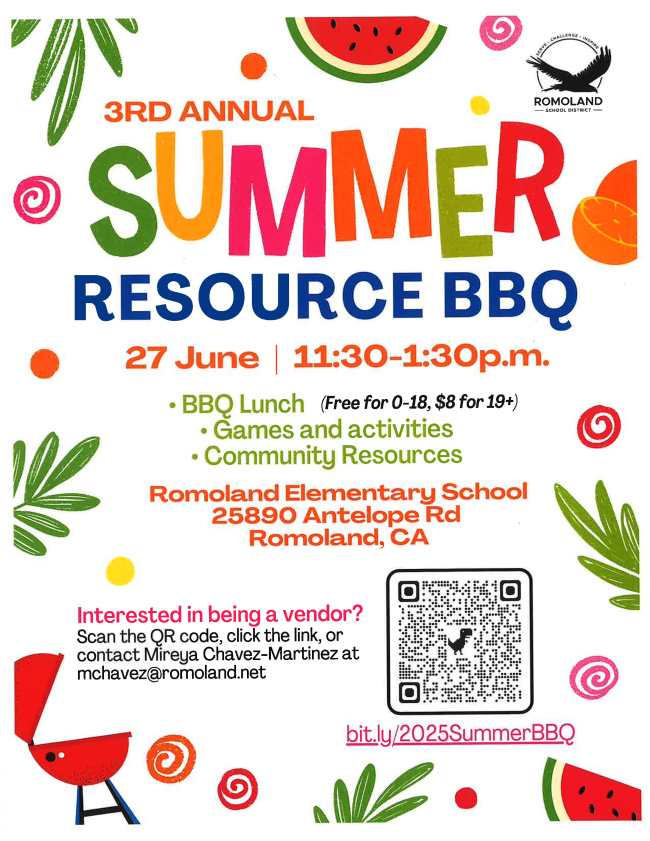 Summer Resource BBQ- Romoland, Ca - Community Health Association Inland ...